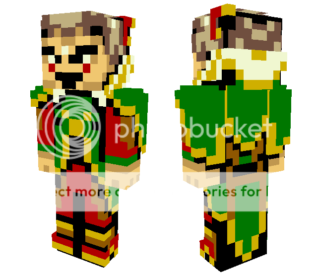 The Skin of Kefka (first skin redone) Minecraft Skin