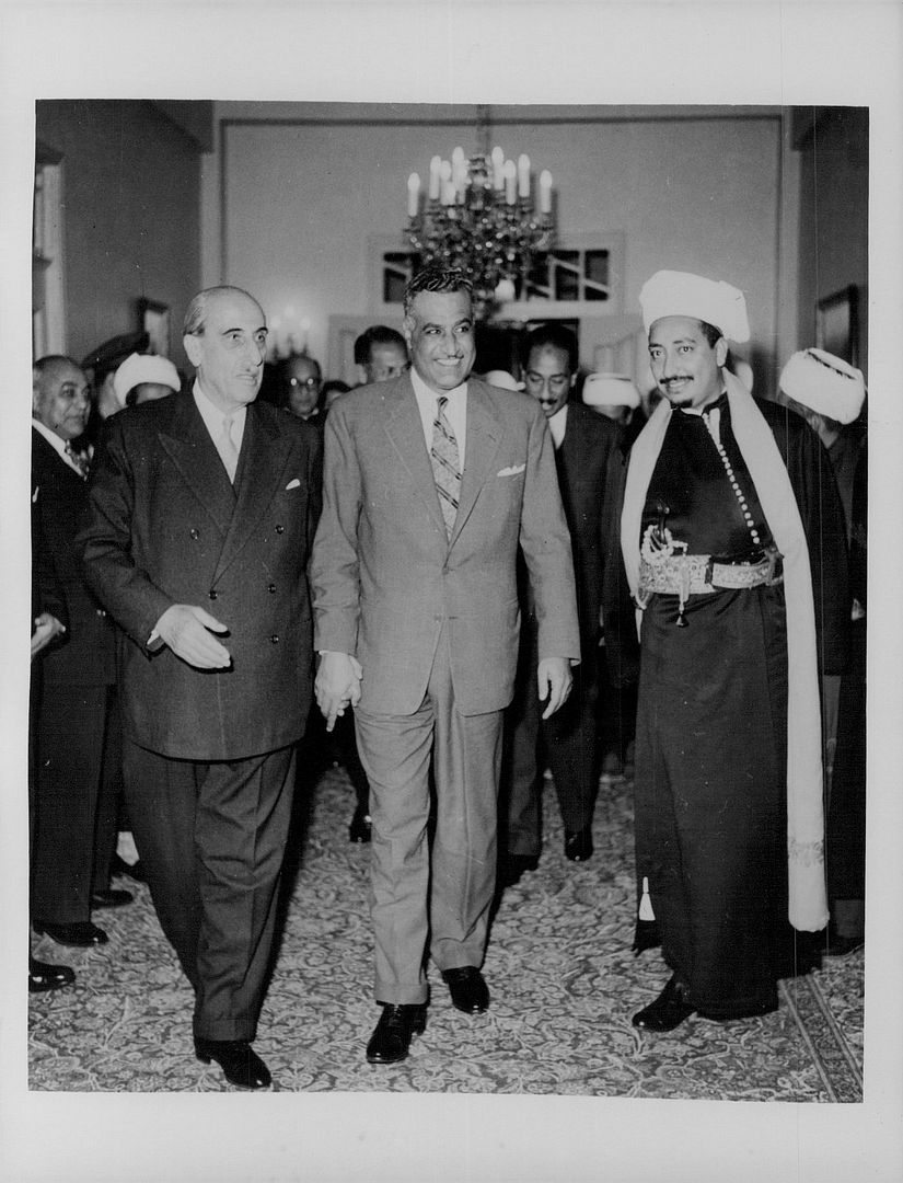 1958 United Arab Republic Gamal Abdel Nasser Press Photo | eBay