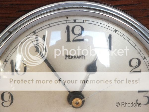 Circa 1950s Electric Mantel Clock By Ferranti | Vintage Clocks ...