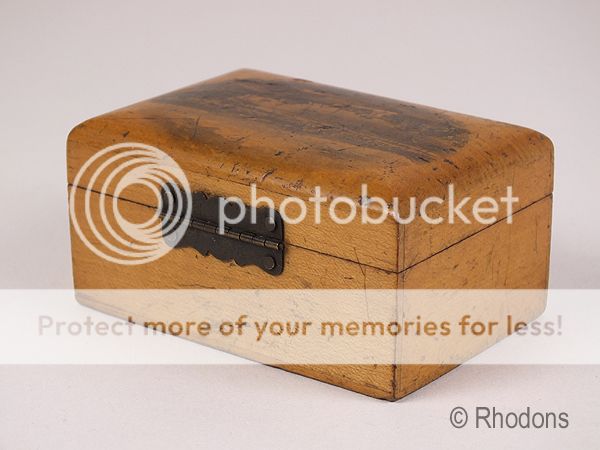 Mauchline Ware Box, Oban From The South West | Antique Wood & Treen ...