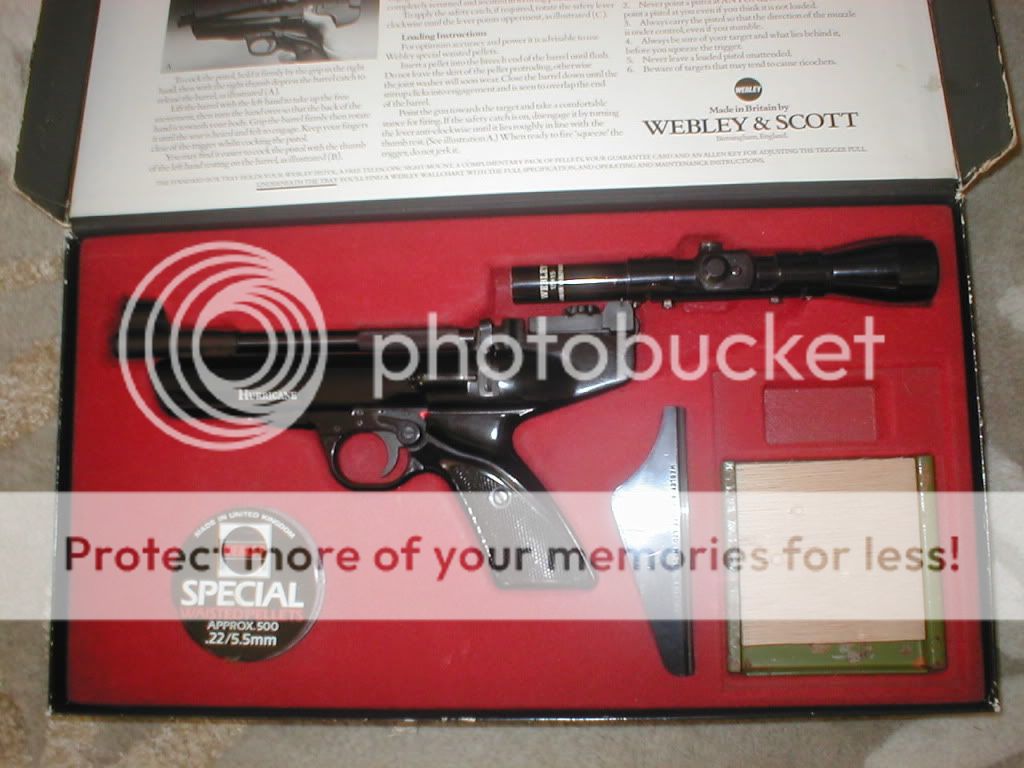 webley hurricane boxed for sale