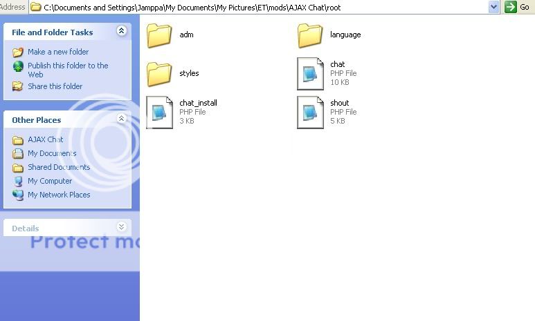 phpBB • Help with Xtreme AJAX Chat mod